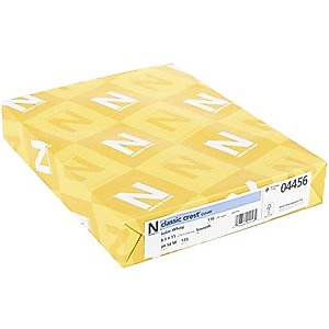 Neenah Paper 4456 Neenah 110lb Classic Crest Cardstock 8.5"X11" 125 per Package