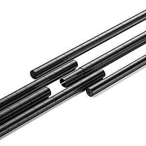 SINGAYE 6-Shelf Storage Shelf Wire Shelving Unit Metal Shelves Unit Storage Adjustable, Standing Shelf Units with PP Liner 21.25" W X 11.41D X 69 "H (Black)