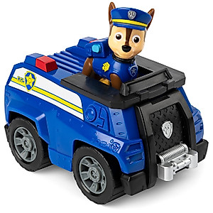 Spin Master 6061799 PAW Patrol Chase`s Patrol Cruiser Vehicle Toy with Collectible Figure