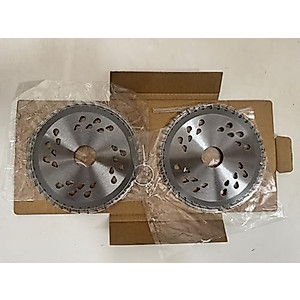 Echo Corner 2-Pack 4.5" Angle Grinder Saw Blade 7/8" Arbor Carbide TCT 40T Fast Fine Cut Trimming Ripping Crosscut Wood MDF Plastic