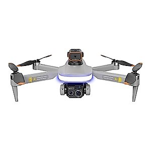 Drone Hd Aerial Quadcopter, 540° Obstacle Avoidance, 2.4g Wifi Fpv Drone With 4k Camera, Suitable For Adult Use, Rc Quadcopter, Brushless Motor, Circular Flight, Altitude Hold, Headless Mode (Gray)