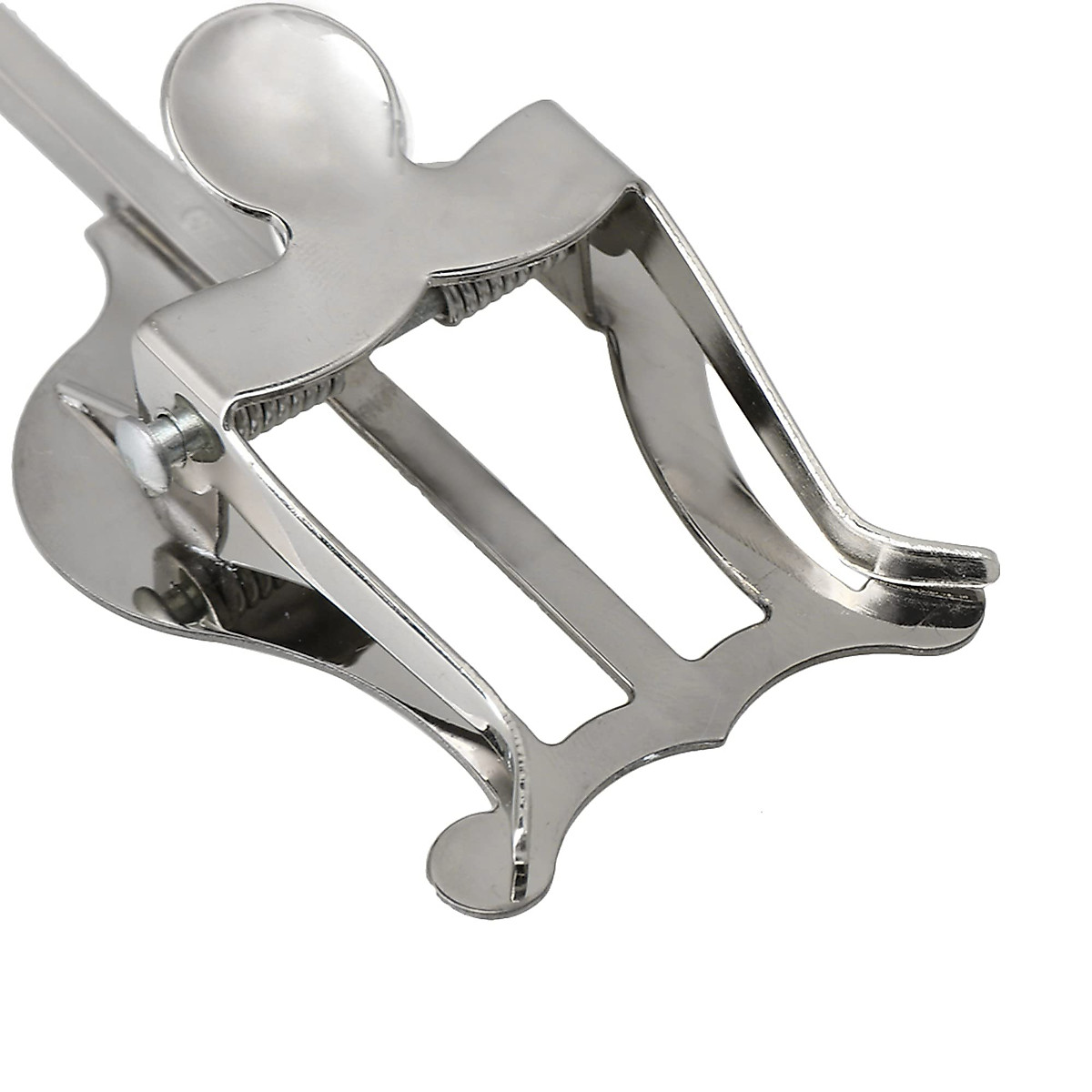 Bstinay 3/4 Vertical Keys Euphonium Marching Clamp-On Silver Music Sheet Clip Music Sheet Clip Replacement for Bass Saxophone