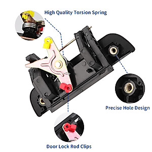 Premium Tailgate Handle Liftgate Latch Handle Compatible with Toyota Tacoma 1995-2004 Pickup,Replace# TO1915102, 6909035010, 69090-35010,Textured Black