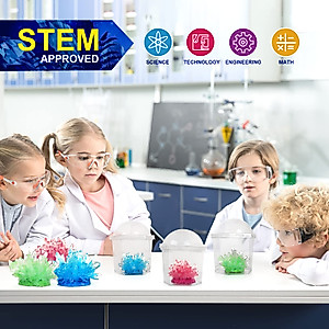 science kits for kids age 8-12, Jumbo Crystal Growing Kit, Grow Crystals Within 24 Hours, Toys & Gifts for Kids Ages 5 6 7 8 9 10 11 12, STEM Learning & Education Toys for 5+ Boys & Girls
