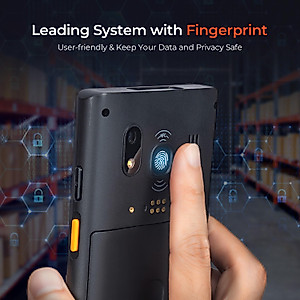 MUNBYN PDA, Android Barcode Scanner with Full Screen, Andriod 12 Scanner, 5G PDA, Equipped with SE4710 Zebra Scanner Engine, 5.99" Mobile Computer Handheld 4+64GB, BT/Wi-Fi Inventory Scanner