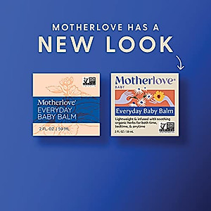 Motherlove Everyday Baby Balm (2oz) Plant-Based, All-Natural Baby Essential for Newborns, Infants, & Toddlers—Moisturizing Herbal Salve w/Calming Chamomile—Non-GMO, Organic Herbs, Cruelty-Free