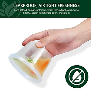 Clear Deli Containers with Lids - 32 oz (Pack of 120) | Leakproof Food Storage Solution for Home, Restaurant, Takeout, Soups, Sauces, and Slime