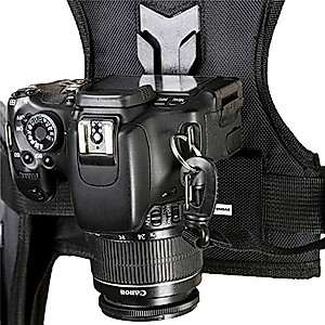Sevenoak Dual Camera Holster Strap for Canon Nikon, Multi Carrying Chest Vest System for Canon 6D 600D 5D2 5D3 Nikon D90 Sony A7S A7R A7S2 Panasonic Olympus DSLR Camcorder Climbing Wedding Travel