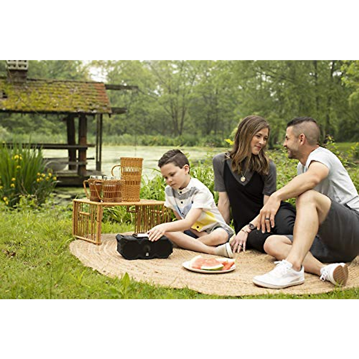 Altec Lansing Super Lifejacket Jolt - Waterproof Bluetooth Speaker, Durable & Portable Speaker with Qi Wireless Charging and Customizable Lights, Wireless Speaker for Travel & Outdoor Use