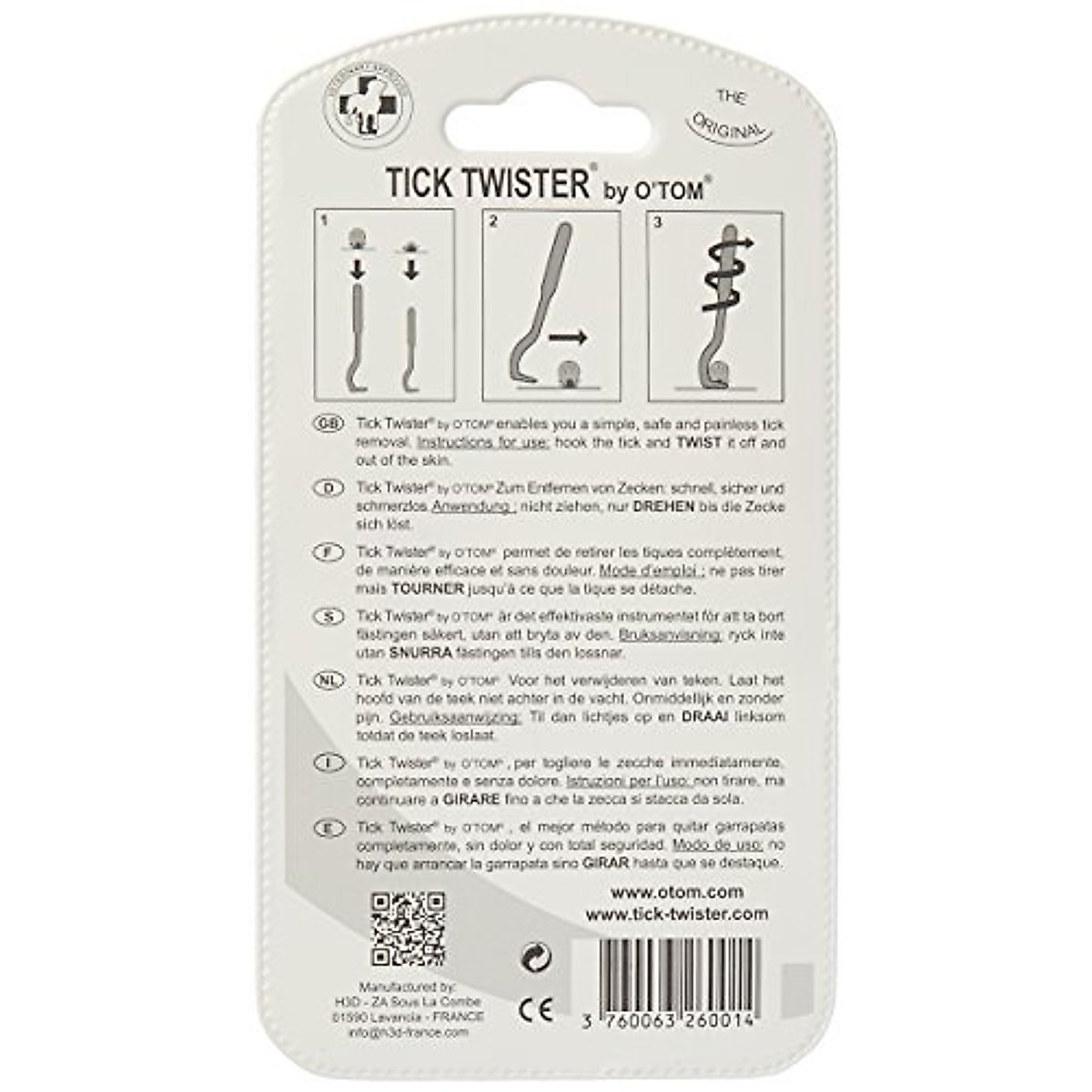 Tick Twister Tick Remover Set with Small and Large (Pack of 2 Sets)