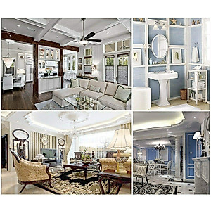 Lxcom Lighting 10W E12 LED Corn Light Bulb(6 Pack)- 2835 SMD 102LEDs E12 Dimmable 100W Equivalent 1000LM Daylight White 6000K Chandelier Bulbs E12 Base Ceramic Light Bulbs for Home Lighting, AC110V