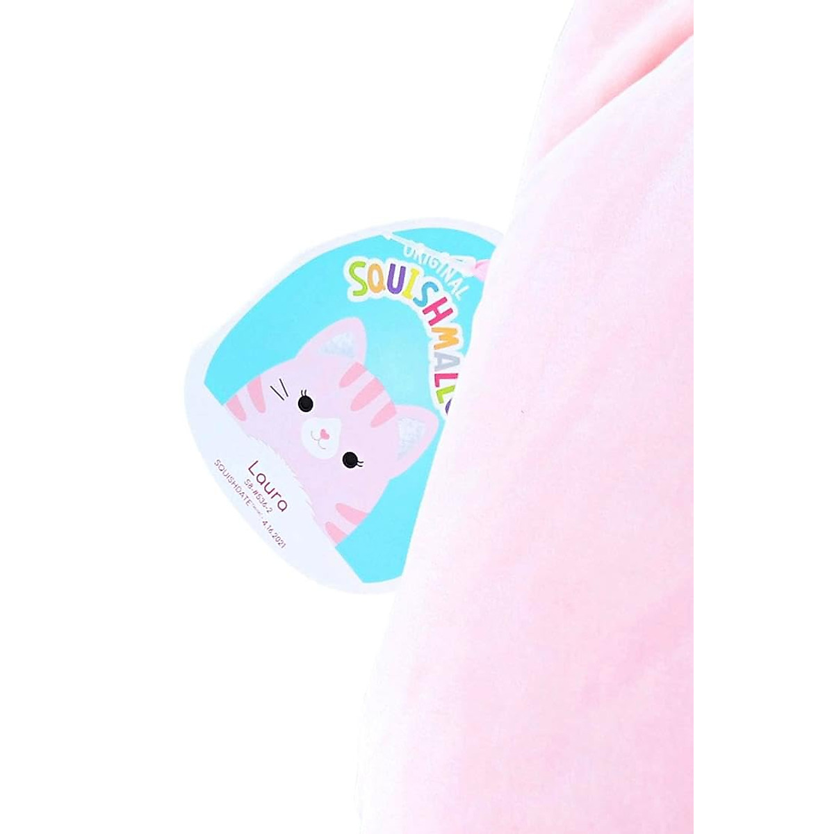 Squishmallows Official Kellytoy Plush 8 Inch Squishy Soft Plush Toy Animals (Laura Cat)