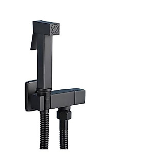 1 Pcs Brass Bidet Faucet Handheld Toilet Bidet Sprayer Hygienic Shower Toilet Faucet Single Cold Water Faucet Self Cleaning (Color : A5071) (A5071B)