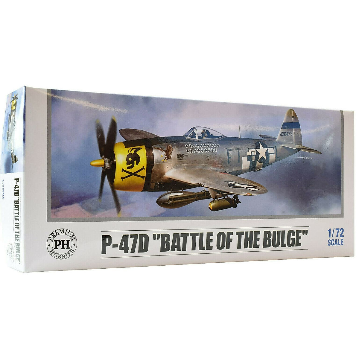 Premium Hobbies P-47D Battle of The Bulge 1:72 Plastic Model Airplane Kit 130V