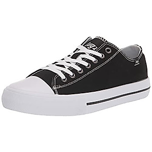 Lugz mens Stagger Lo Sneaker, Black/White, 12 US