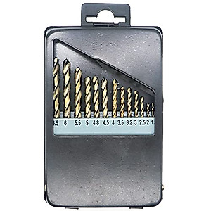 ANKEBO 13PCS Cobalt Drill Bit Set - Metric M35 Steel Extremely Heat Resistant Twist Bits with Straight Shank to Cut Through Hard Metals Such as Stainless & Cast Iron 5percent HSS-CO