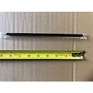 Chat Latte 210 Count Drinking Straws, 5mm Dia, Individual Wrapped, Black