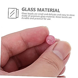 COHEALI DIY Handmade Beads Gemstone Bead Bracelet Jewelry Bracelets Glass Necklace Jewelry DIY Round Beads Glass Spacer Beads DIY Craft Loose Bead DIY Beads Kit Glass Beads Set 200pcs