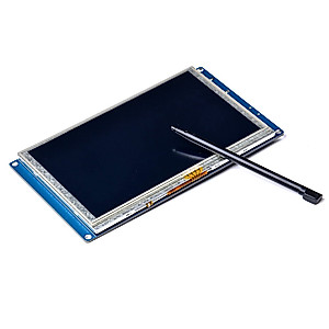 GeeekPi 5 inch HDMI Monitor LCD Resistive Touch Screen 800x480 LCD Display USB Interface for Raspberry Pi 4 Model B, Pi 3/2 Model B/B+ & Banana Pi (Plug and Play Free Driver)