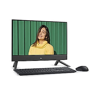 Dell Inspiron 5415 All in One - 23.8-inch FHD (1920 x 1080) Non-Touch Display, AMD Ryzen 5 5625U, 8GB DDR4 RAM, 256GB SSD, AMD Radeon Graphics, MediaTek Wi-Fi 6, Windows 11 Home - Black