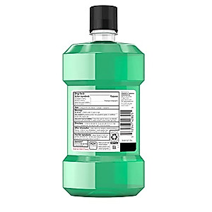 Listerine Freshburst Antiseptic Mouthwash with Germ-Killing Oral Care Formula to Fight Bad Breath, Plaque and Gingivitis, 500 mL, Pack of 2