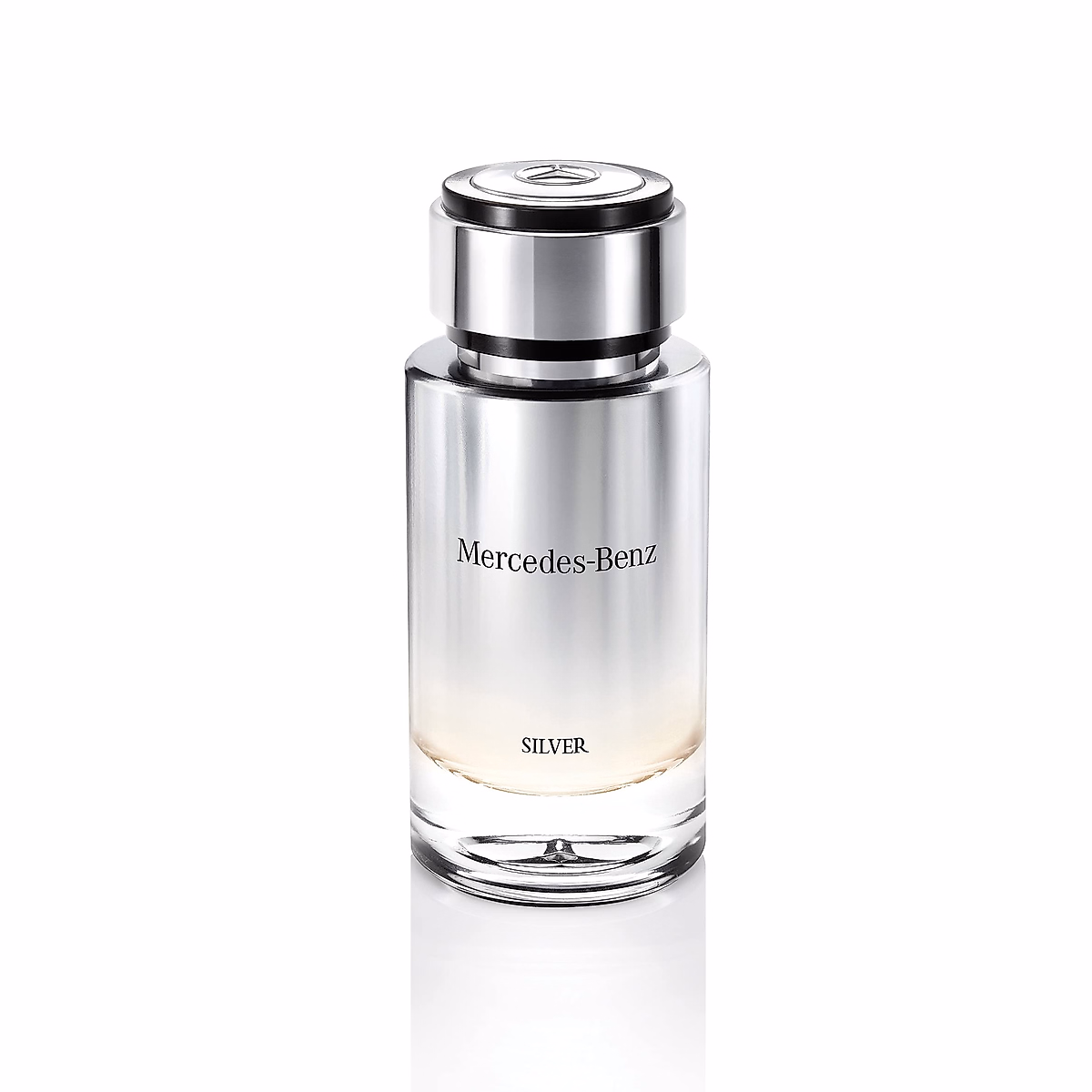 Mercedes-Benz Silver - Cologne for Men with Woody Scent - Orange, Vetiver and Musk Notes - Everyday Casual Elegance Gift for Men - 4 oz EDT Spray