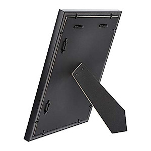 Amazon Basics 11" x 14" Rectangular Photo Picture Frame, (8" x 10" With Mat), 2-Pack, Black, 15.2 Inch L x 12.2 Inch W