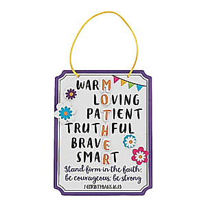 Mother’s Day Sign with Verse Craft Kit - Craft Kits - 12 Pieces