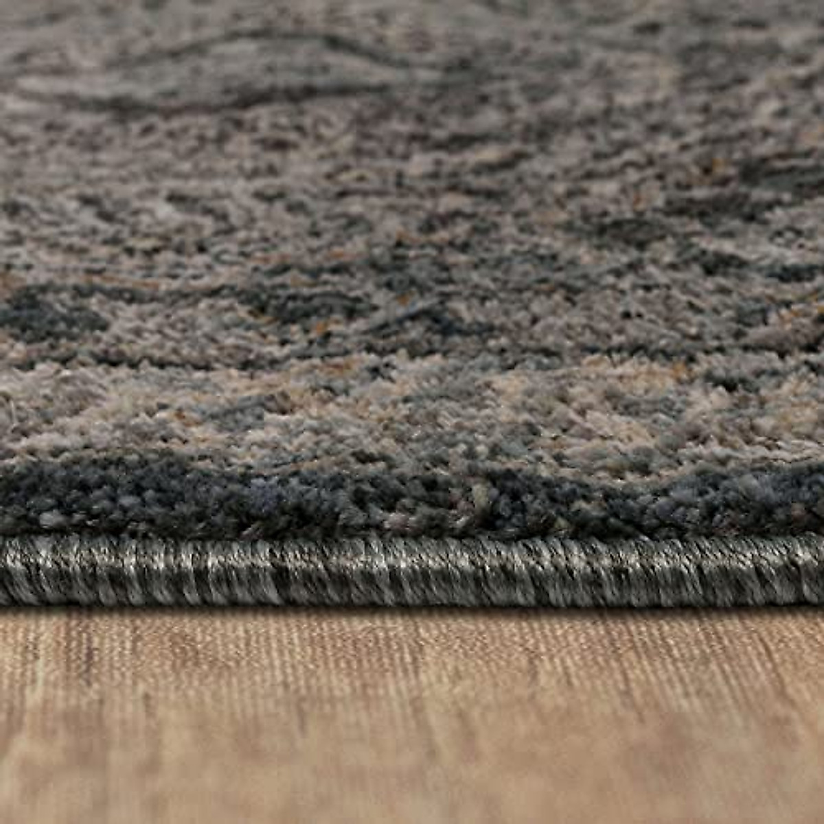 Mohawk Home Branley Transitional Geometric Ornamental Gray 1' 11" x 10' Area Rug Perfect for Living Room, Dining Room, Office