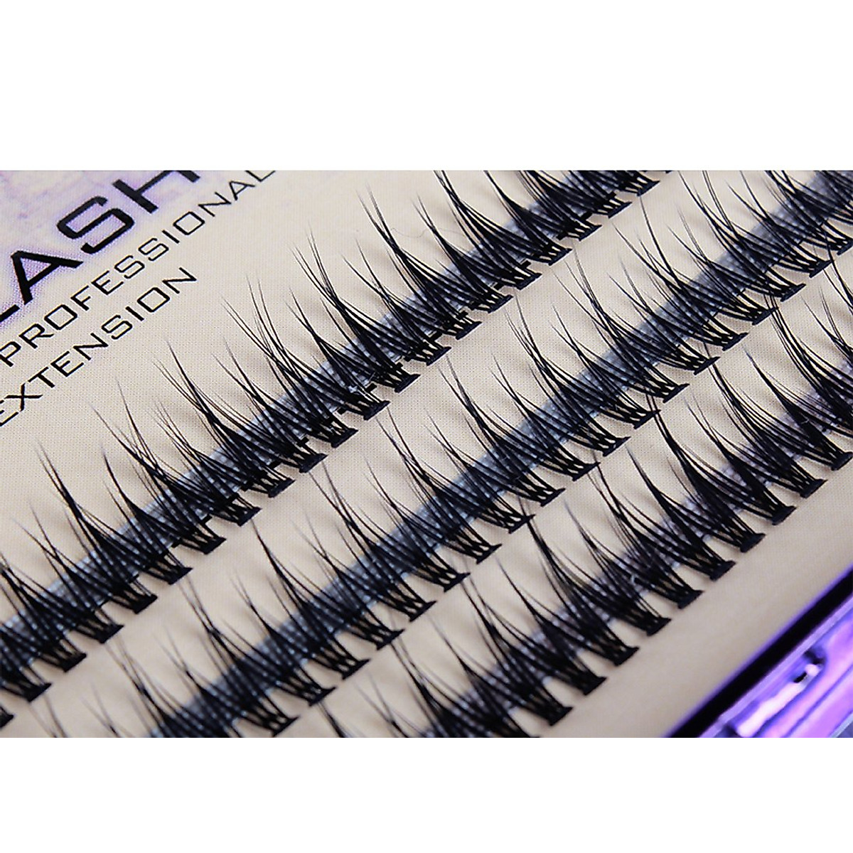Scala 8-16mm to Choose Fish Tail Design 120pcs Thickness 0.1mm C Curl 12 Root Women Lady Individual Black False Eyelash Cluster Eye Lashes Extension Tools (12mm)