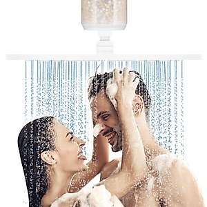 RAINVISTA Shower Filter Shower Head Filter Replacement Cartridge High Output Shower Water Filter Water Softer for Removing Chlorine Fluoride Heavy Metal & Harmful Substances Water Purification