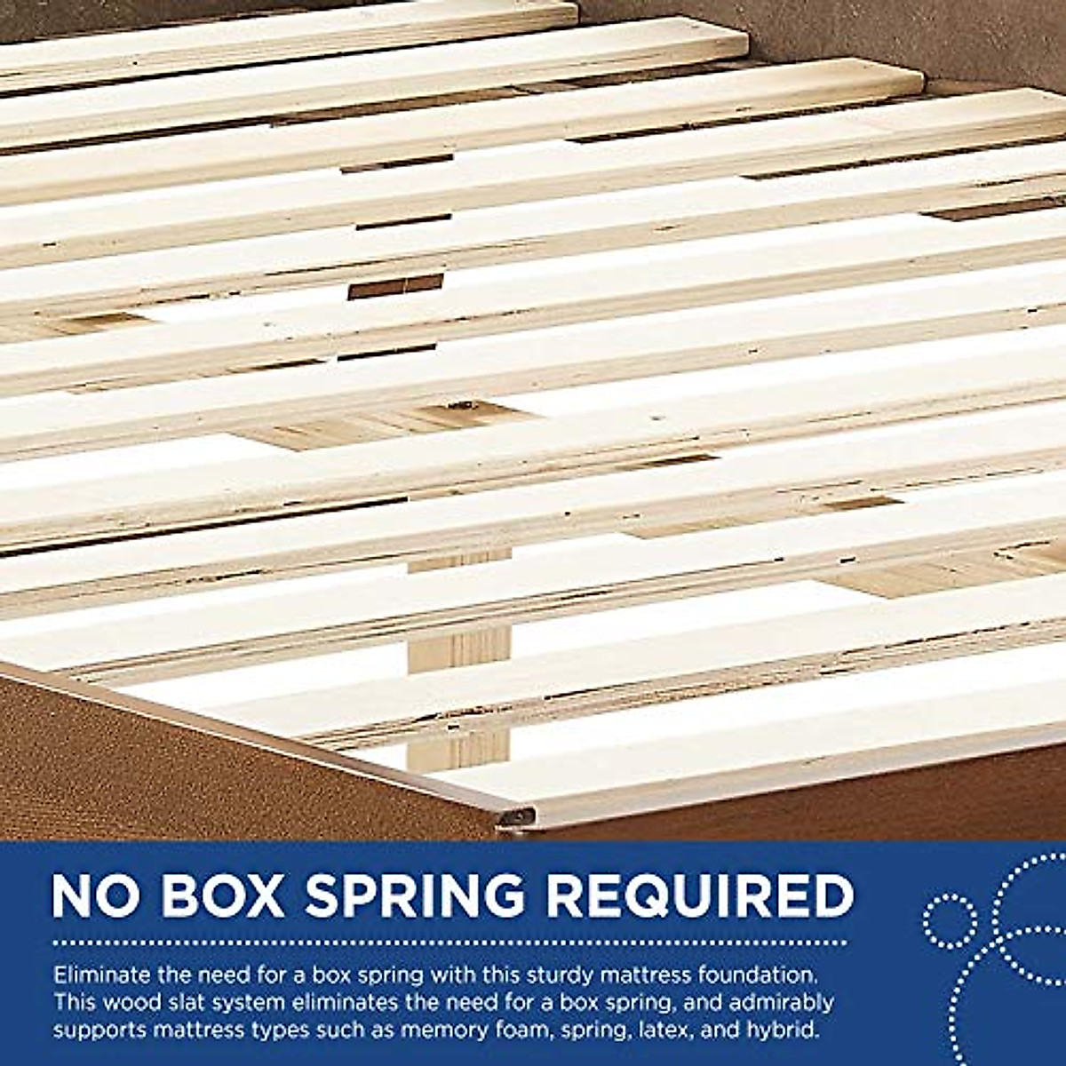 Modway Sierra Cane and Wood Queen Platform Bed with Angular Legs in Walnut