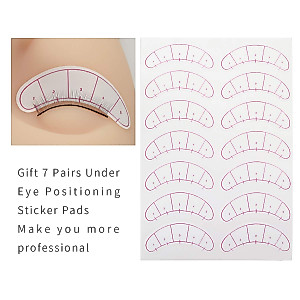 30 Pairs Practice Lashes for Lash Extensions Training Eyelash Extension Supplies Practice Strips Thin Band 8mm Mimic Natural Eyelash for Mannequin Head Tech Must Haves by EMEDA