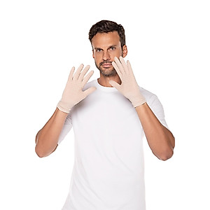 Coolibar UPF 50+ Unisex Sawyer UV Sun Gloves - Sun Protective (Medium- Beige)