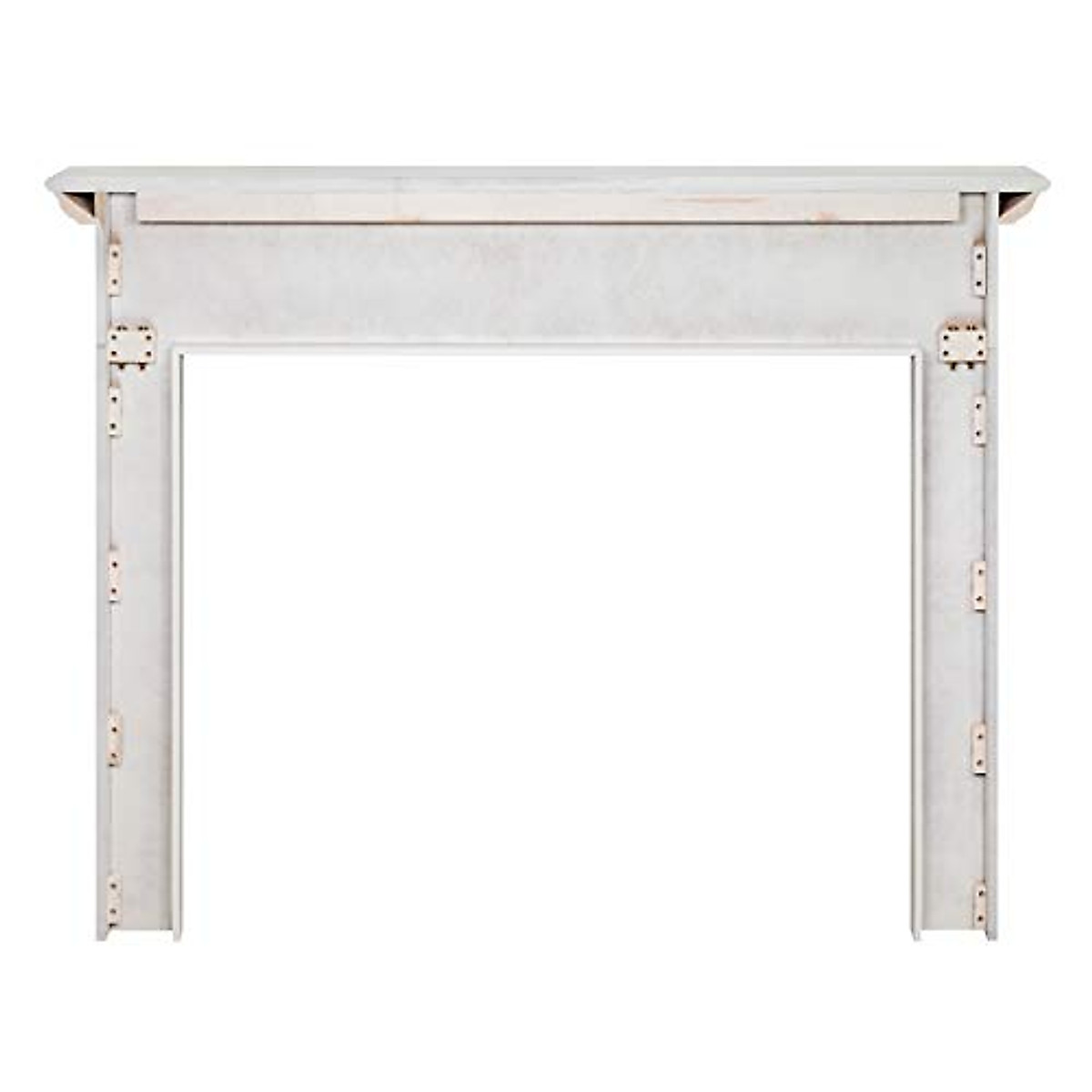 Pearl Mantels 510-48 Newport 48-Inch Fireplace Mantel Surround with Medium Density Fiberboard, White