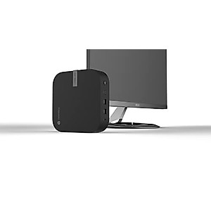 ASUS Chromebox 4 with Intel® Celeron, 4GB RAM, 32GB eMMC storage, Power/DisplayPort Over Type C, Dual HDMI, Gigabit LAN, WiFi 6, USB 3.2, MicroSD Card Reader, VESA Mount, Chrome OS