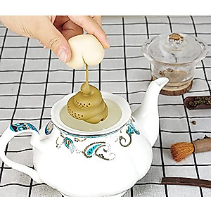 Unique Cute Tea Infusers for Loose Tea Funny, Silicone Tea Strainers & Filters, Reusable Loose Leaf Tea Steeper Small, ZUOFANG