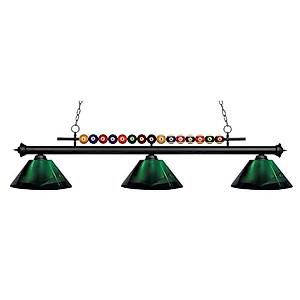 Shark - 3 Light Island/Billiard in Billiard Style - 16 Inches Wide by 15 Inches High