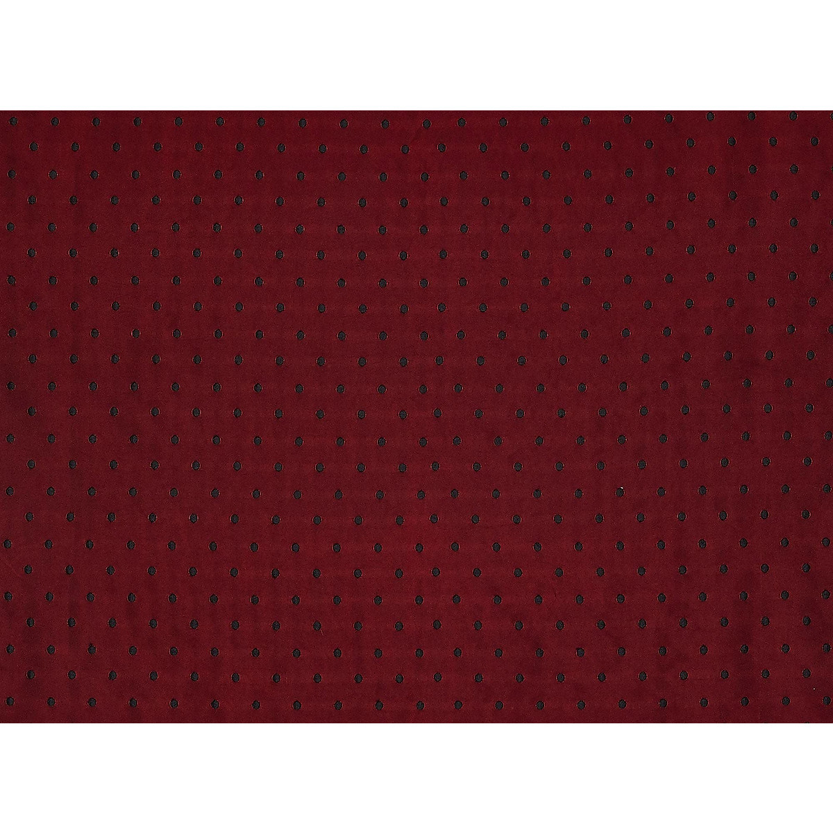 ZELOUF FABRICS Taffeta W/Polka Dot Embroidery | Fabric by The Yard | DIY, Sewing, Wedding, Bridal, Dress, Dance, Costume, Crafts | 1 Yard