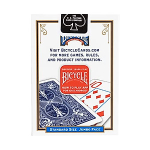 Springbok Bicycle Poker Size Jumbo Index Playing Cards (Colors May Vary)