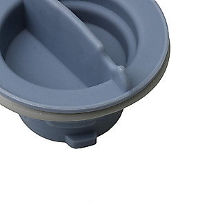 RDEXP 3.6x2.4cm Plastic Gray 8558307 Dishwasher Dispenser Cap Rinse Aid Caps for Dishwasher Part Replaces 8558307 8539095 1060792 8193984 8558310