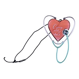 Heart Stethoscope Caring Christmas Tree Ornament Heart Stethoscope Ornament Appreciation Doctor Nurse Caregiver