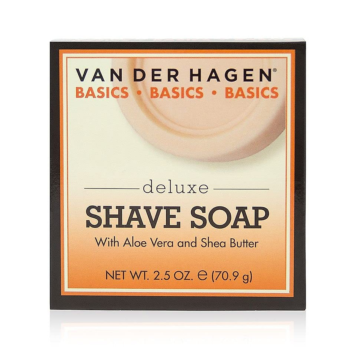 Van der Hagen Deluxe Shave Soap - 2.5 oz - 3 pk