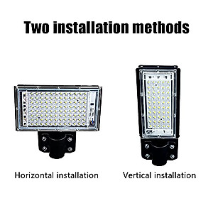 Nirelief Solar Street Light, 100w Led Waterproof Outdoor Security Lamp, Pathway Floodlight, Home Security Lighting for Garden Patio Veranda Yard, Warm White