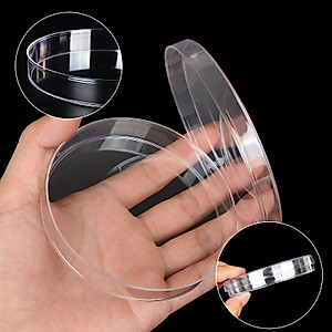 40Pack Plastic Petri Dishes Set, 4 Inch Culture Dish Plates with Lids, Clear Culture Plates with 100Pcs 3ml Transfer Pipe for School Studies, Science Projects, Art Projects