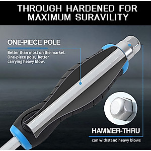 Sunplux 12-Piece Magnetic Screwdriver Set, Heavy Duty Screwdriver Set Go-Thru Steel Blades, High Torque 6 Phillips & 6 Flat Head Tips Screwdrivers Set with Case