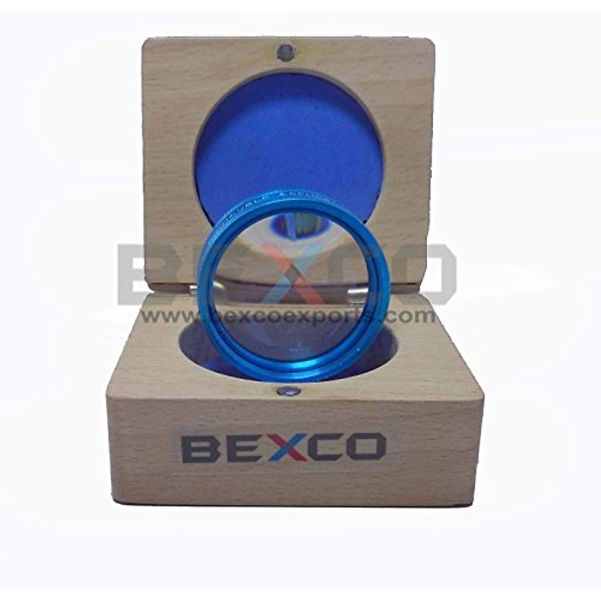 BEXCO 20D Double Aspehric Lens (Blue) in wooden case
