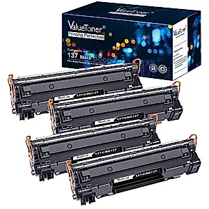 Valuetoner Compatible Toner Cartridge Replacement for Canon 137 CRG 137 9435B001AA to Use with ImageClass D570 MF236n MF247dw LBP151dw MF227dw MF229dw MF216n MF232W MF217w LBP151dw MF249dw (4 Black)