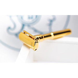 Merkur Adjustable Futur Safety Razor Gold Plated 702