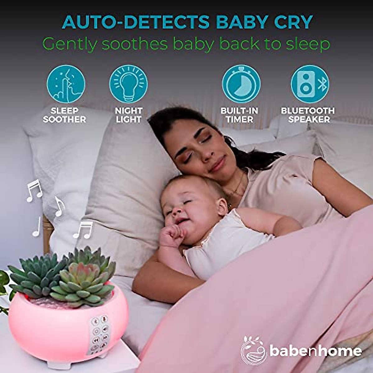 【3 in 1】White Noise Sound Machine for Sleep Adults Kids Baby – White Noise Machine for office privacy & noise canceling - Pink and Brown Noise, Lullaby’s and Nature Sleep Sounds for Deep Restful Sleep